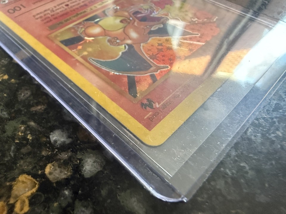 Fan made art work Charizard 4/102 First edition Holo Rare 1999 Pokemon ...