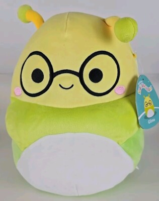 11" "GILMA, THE BOOKWORM, with Glasses Squishmallow. New With Tags ...