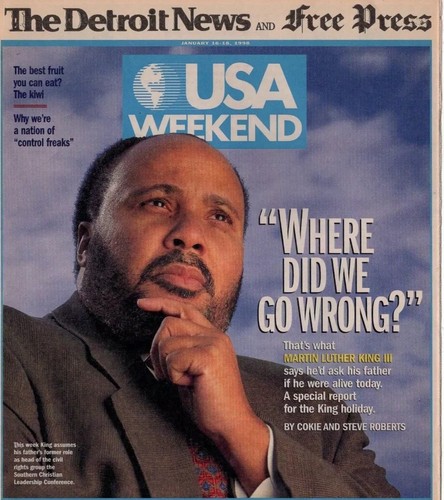 Vintage USA WEEKEND Newspaper January 16-18, 1998 Martin Luther King ...