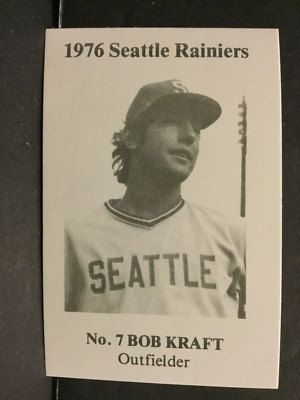 1976 Cramer Seattle Rainiers Baseball Card #7 Bob Kraft Sku520N | eBay