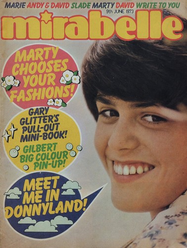 MIRABELLE MAGAZINE 9 JUNE 1973 DONNY OSMOND FRONT COVER DAVID BOWIE ...