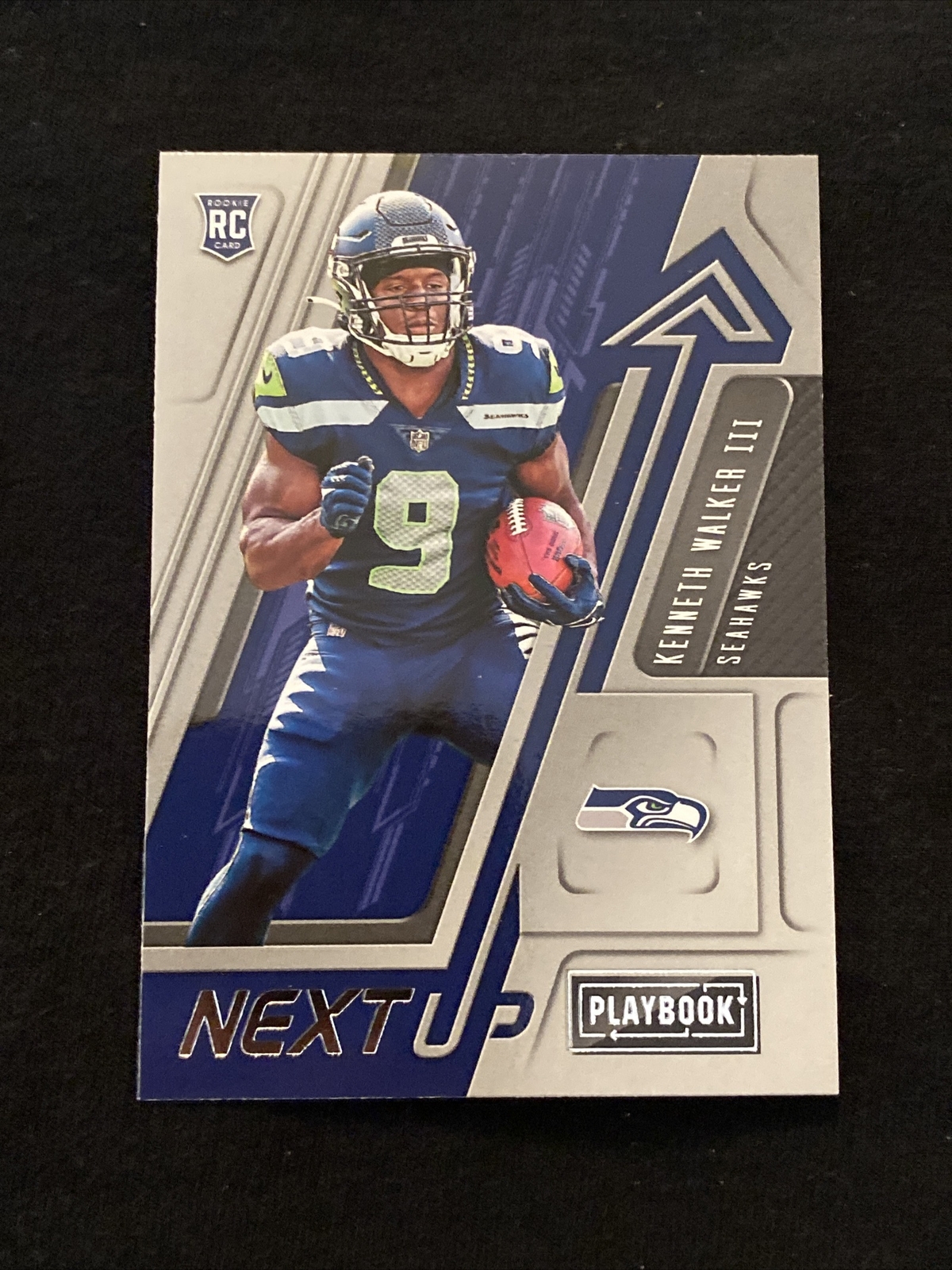 2022 Panini Playbook Football Next Up Kenneth Walker III NU-18 Seattle ...