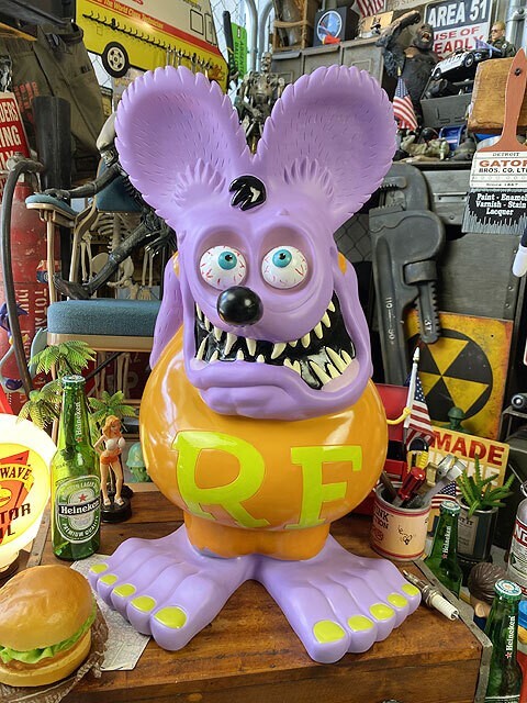 Rat Fink Giant Coin Bank 24" Purple Funko Ratfink Ed Roth Big Daddy | eBay