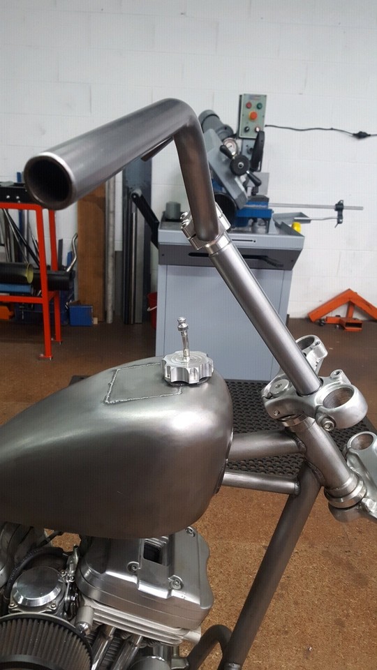 Tinworksinc 6"8"10" Harley Dyna Fxbrs Sportster handlebar risers for 1 ...