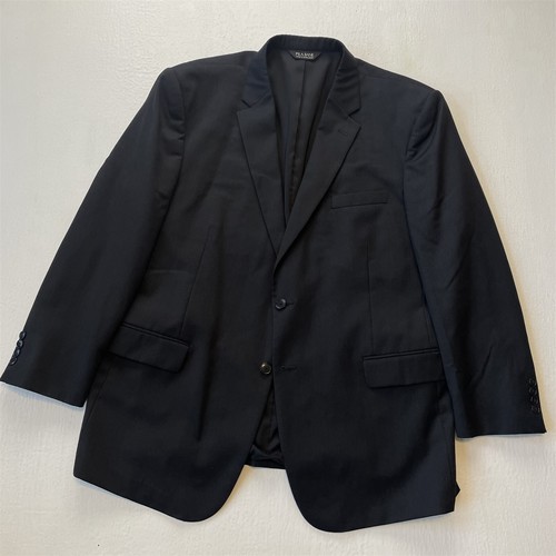 Jos A Bank 48R Charcoal Gray Travelers 100% Wool Blazer Suit Jacket ...