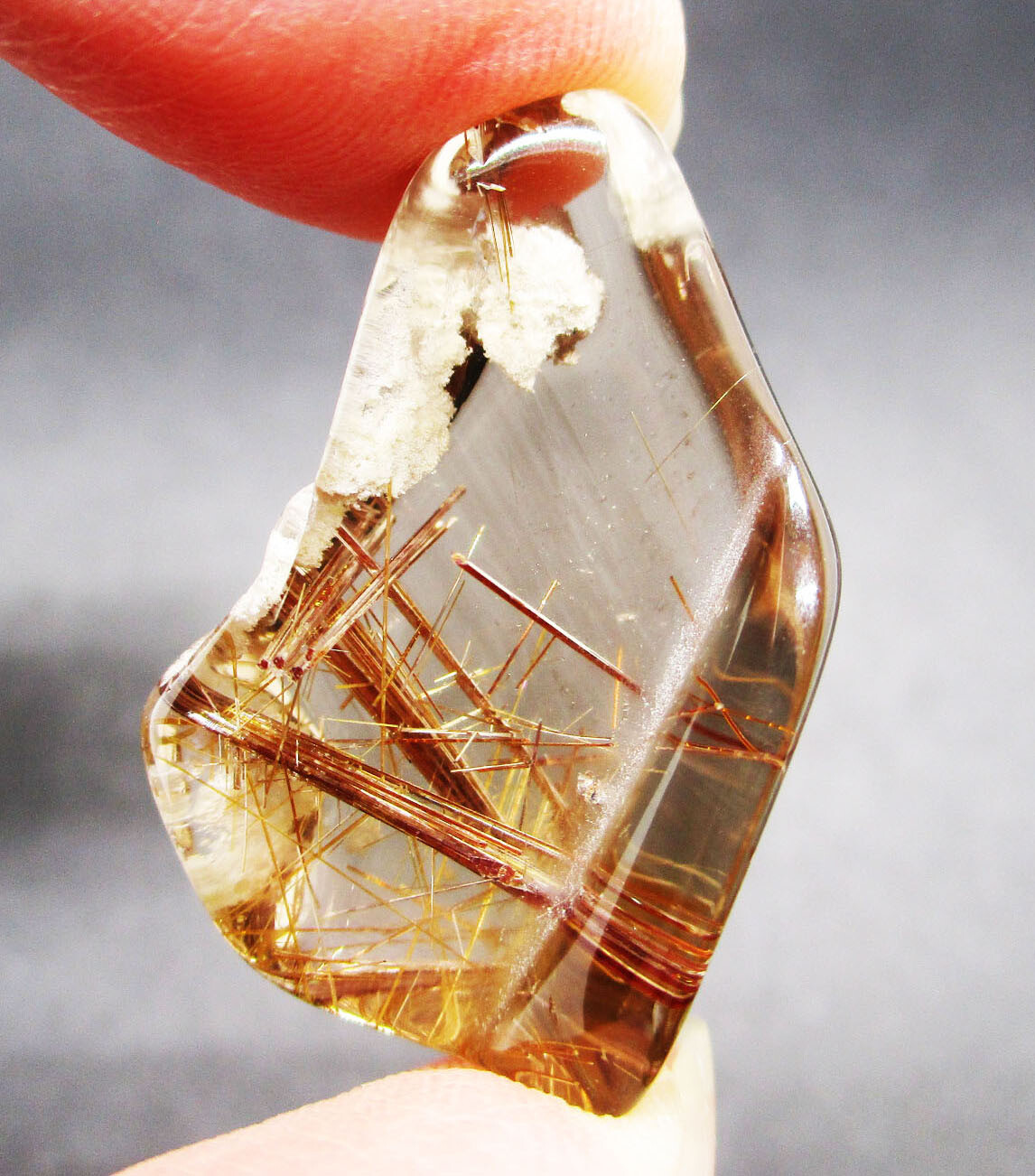 26x16x12mm 30.5ct Smoky Rutilated Quartz Phantom Garden Quartz 22Q49 | eBay