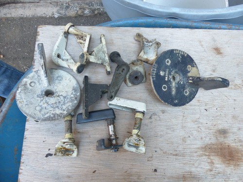 Johnson Evinrude Misc Hood Latches, Motor Mounts, Trim Tabs GR BOX GAR ...