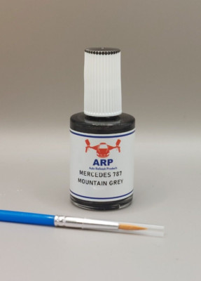 For MERCEDES CODE 787-7787 MOUNTAIN GREY Car Touch up Paint + Free ...