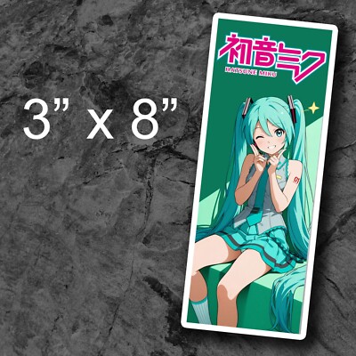 Hatsune Miku Sticker Vocaloid Mini Skirt Sticker Hatsune Miku Kawaii ...