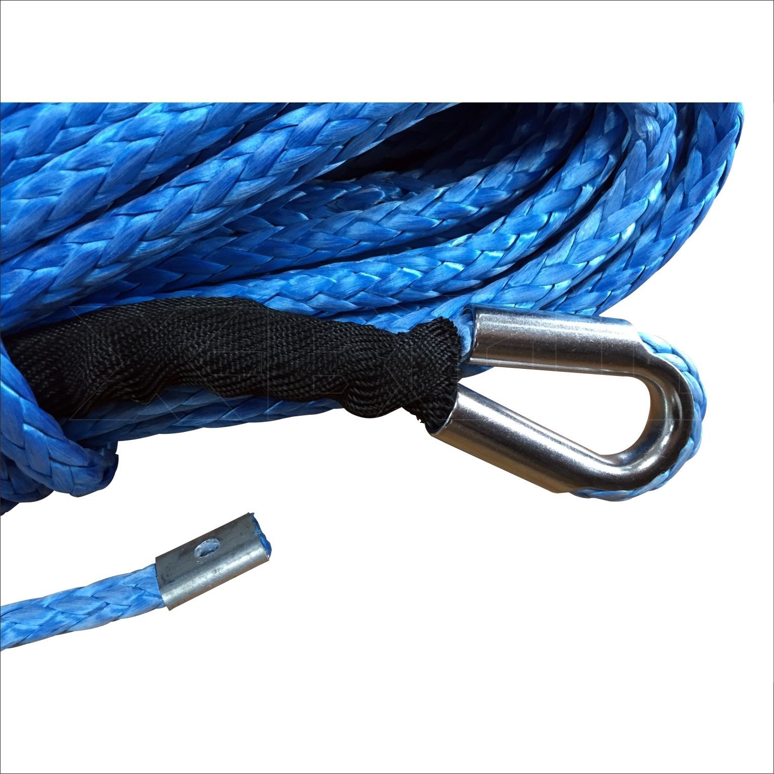 10MM x 30M Dyneema SK75 Winch Rope Synthetic Car Tow Recovery Cable Off ...