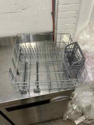 Bosch Dishwasher Lower Dish Rack Assembly + Silverware Basket 20004338 ...