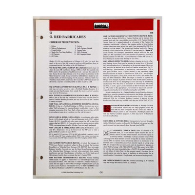 Multiman ASL Beyond Valor (2nd Ed) w/Red Barricades - Chapter O Only ...