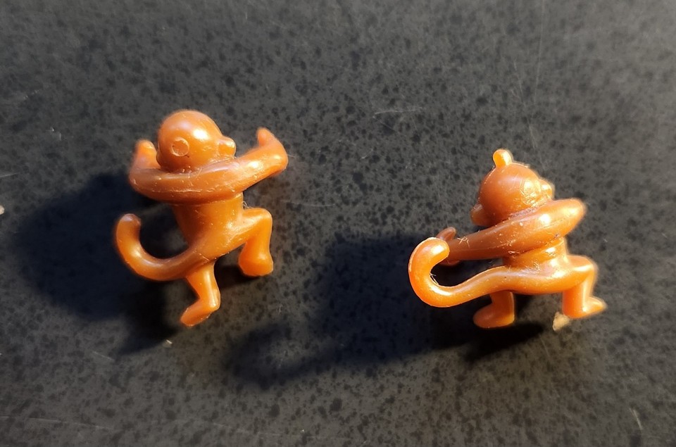 Polly Pocket 3 Monkeys 2000 Jungle Pets Mattel Replacement Bluebird ...