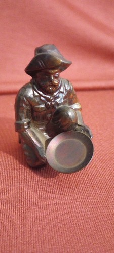 Vintage Gold Panner Copper Figurine | eBay