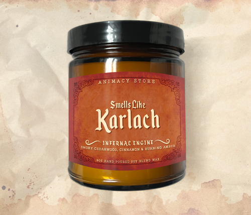 KARLACH Inspired Candle - BG3 - 8 oz Hand Poured Soy Blend Wax - Nerdy ...