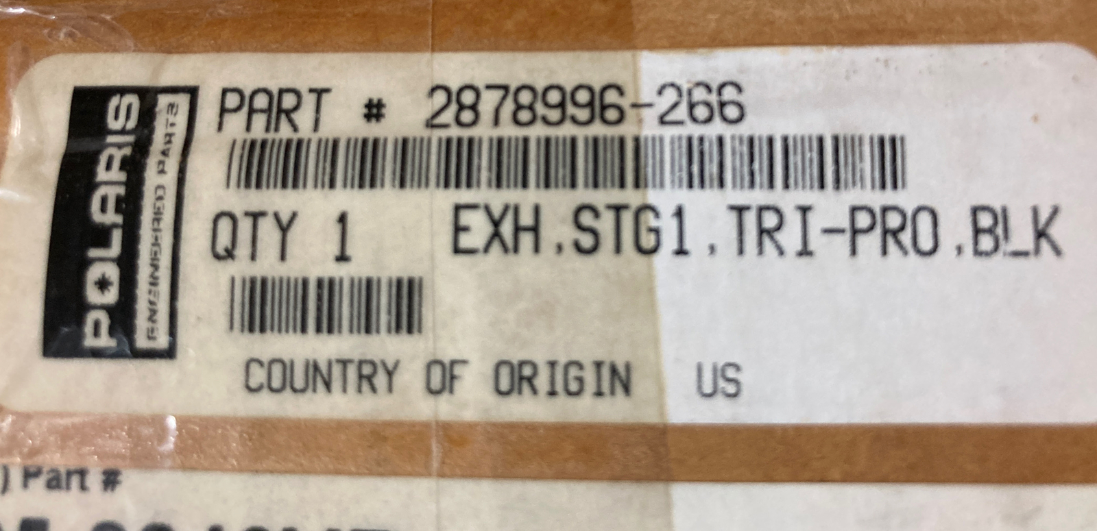NEW GENUINE VICTORY 2878996-266 STAGE 1 TRI-PRO EXHAUST | eBay