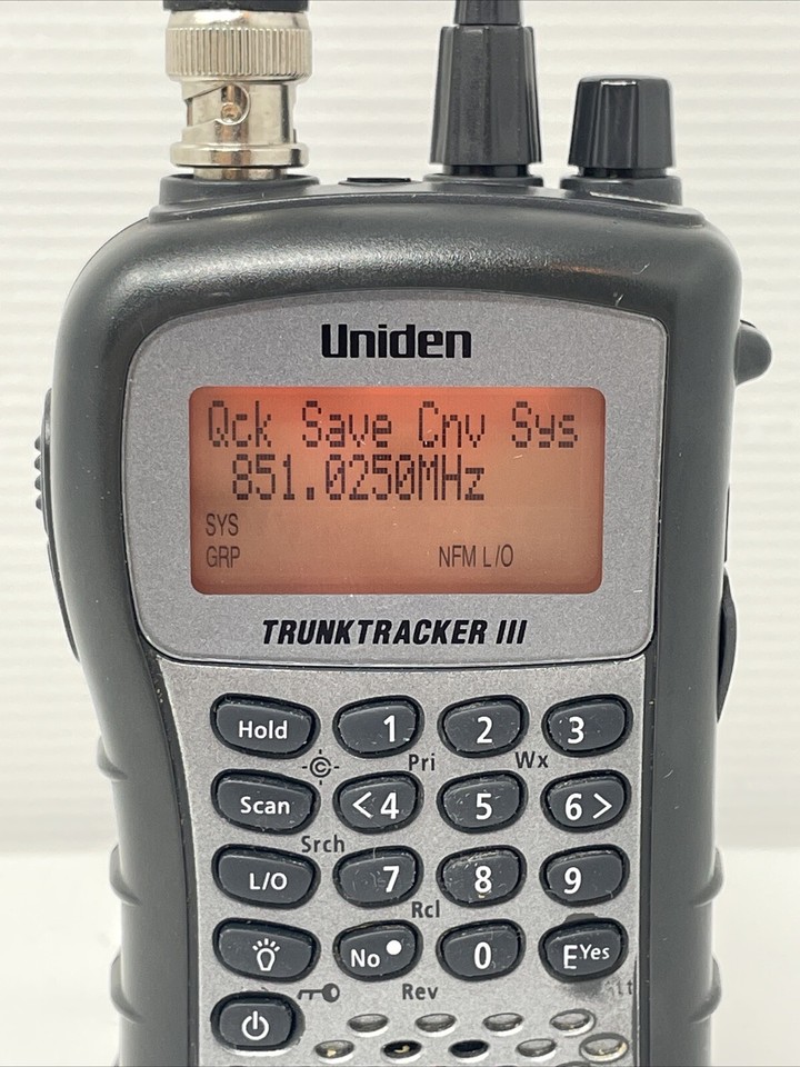 UNIDEN BEARCAT BC246T TRUNK TRACKER SCANNER III - 1600 CHANNEL - RARE ...