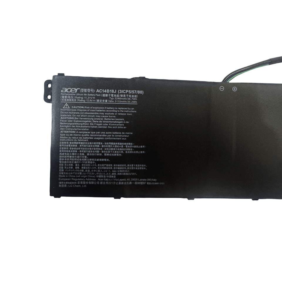 Genuine AC14B18J Battery For Acer Aspire E3-111 E3-112 E3-112M ES1-511 ...