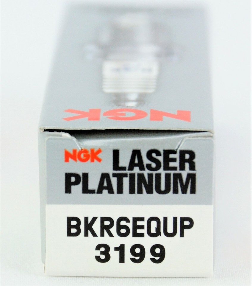 Set of 6 NGK 3199 Laser Platinum Spark Plugs BKR6EQUP | eBay