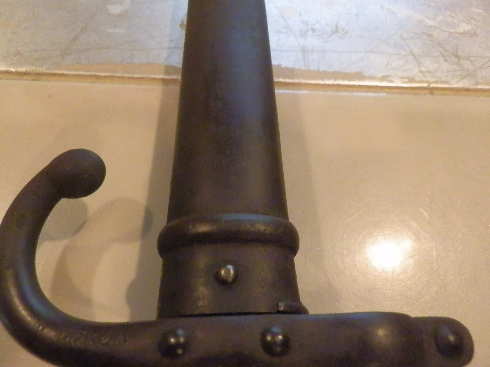 French Army M-1876 Gras Rifle Bayonet 'D'Armes St. Etienne 1878 ...