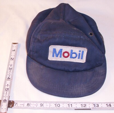 MOBIL OIL GAS STATION ATTENDANT CAP HAT | eBay