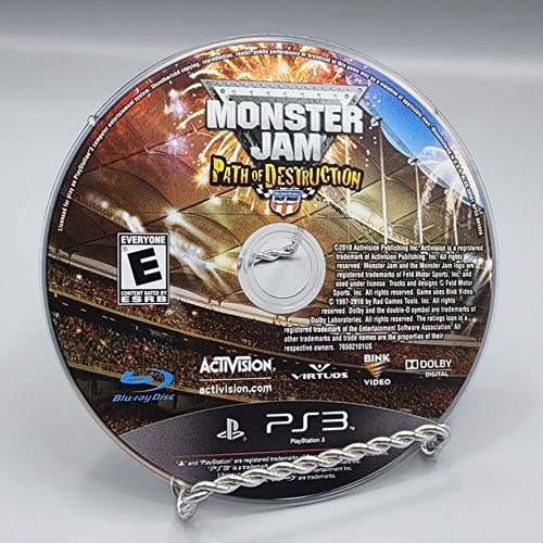 Monster Jam: Path of Destruction (PlayStation 3, 2010) PS3 / Disc ONLY ...