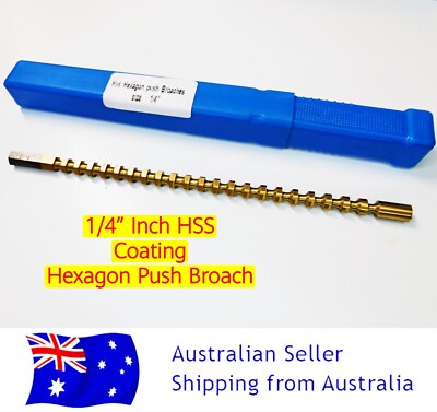 1/4" Hexagon Coating Broach Inch Size High Speed Steel Cutting Tool | eBay