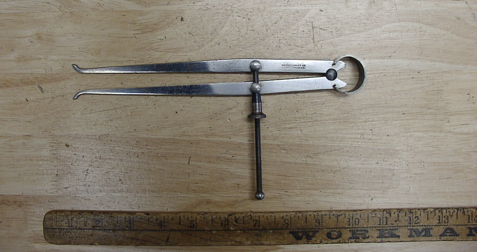 Vintage Goodell Pratt 9-1/4" Spring Joint Inside Calipers,Layout Tool ...