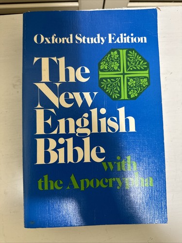 Oxford Study Edition The New English Bible w/ the Apocrypha HB/DJ 1976 ...