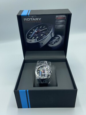 Rotary Mens GT Monza Swiss Automatic Sapphire Aquaspeed Watch - 100m ...
