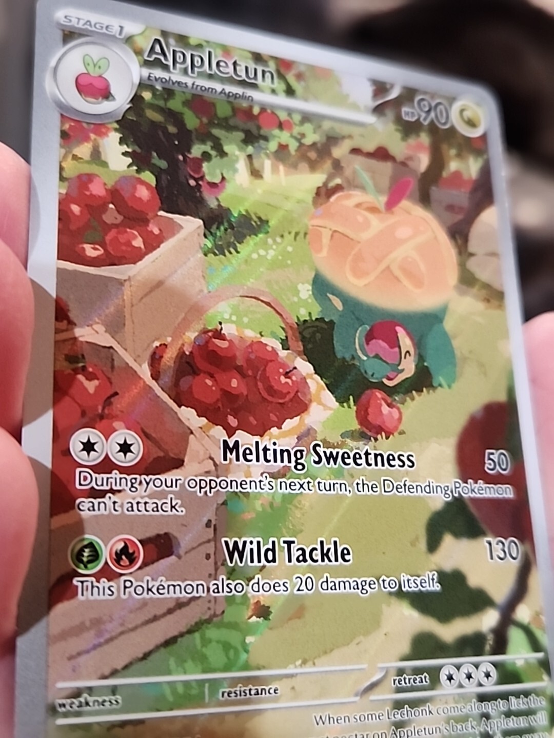 Pokémon, Appletun, #211/191, Surging Sparks, Illustration Rare, No Play ...