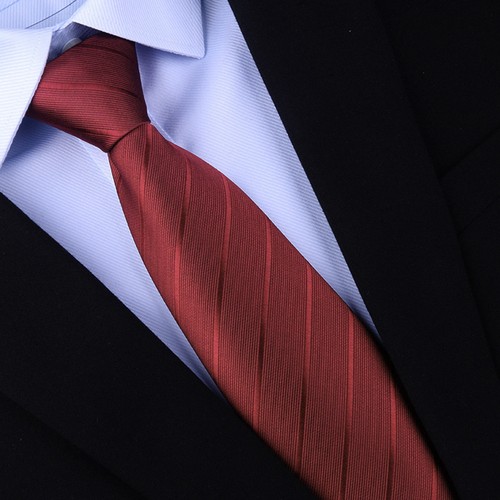Exquisite Business Suit Tie Men Formal Wear Necktie Elegant Striped Men ...