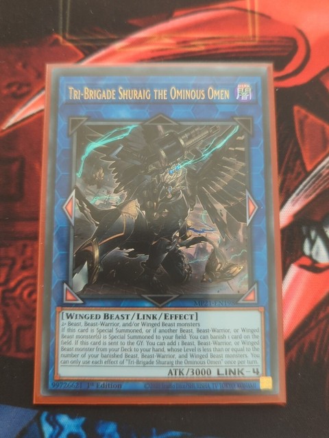 Yu-Gi-Oh! TCG Tri-Brigade Shuraig the Ominous Omen Phantom Rage PHRA ...