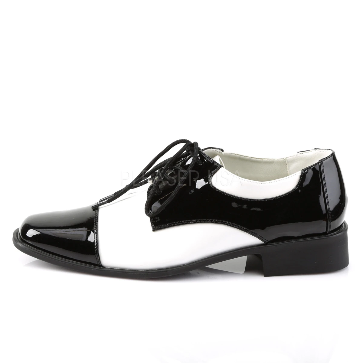 Black White 1950s Rockabilly Disco Greaser Loafers Mafia Mobster ...