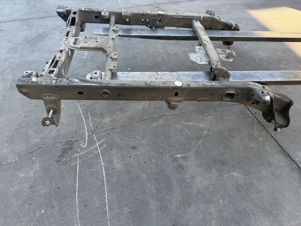 20-25 CHEVY SILVERADO 1500 REAR FRAME SECTION CUT 2.7L 4X2 2WD DOUBLE ...