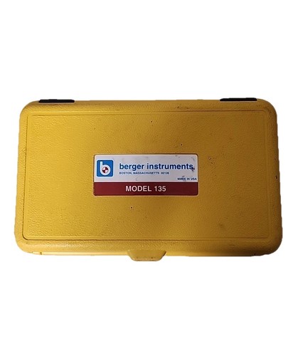 Berger Instruments Model 135 Surveying Transit Level with Hard Yellow ...