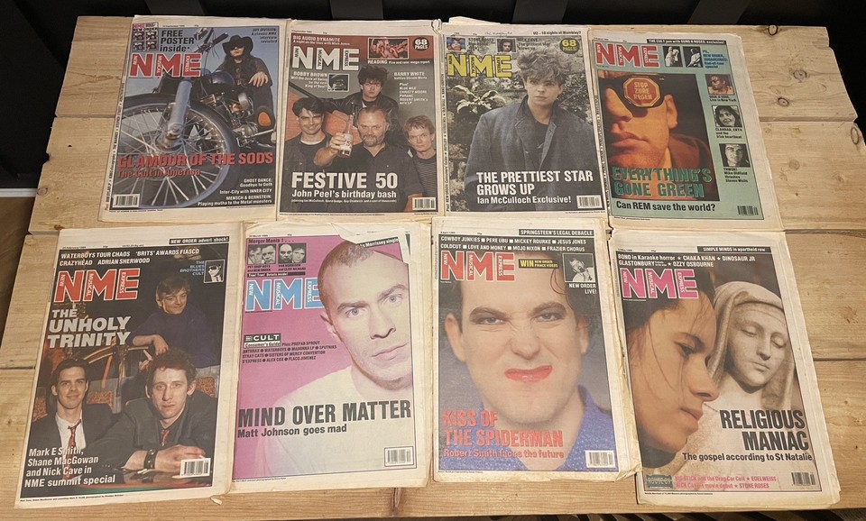 60 NME Magazine Bundle 1988 1989 1990 Retro New Musical Express Music ...