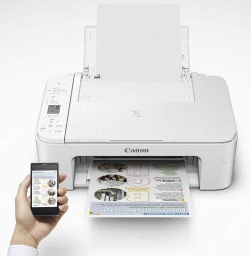 Canon Printer (white) - Wireless Inkjet All-In-One Printer (TS3420) No ...
