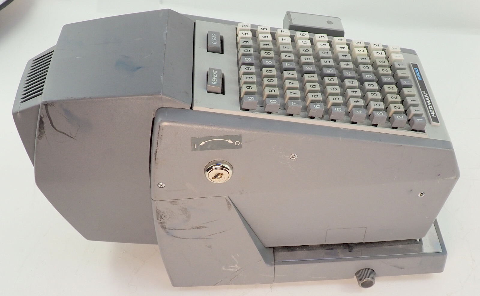 Vintage Hedman 2300 F&E Check Signer Protector Endorser (No Keys) | eBay