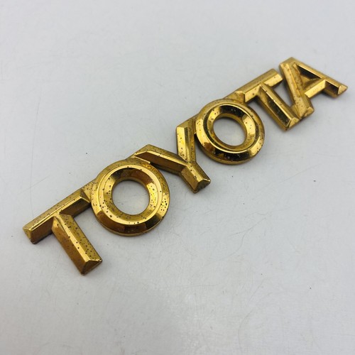 1998-2002 Toyota Corolla Emblem Logo Letters Badge Trunk Rear Gold OEM ...