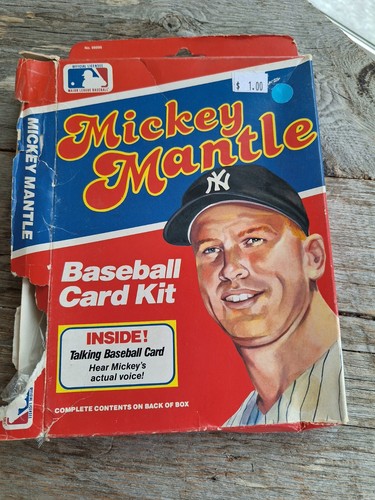 1989 Mickey Mantle CMC Baseball Card Kit - 20 card set in original box ...