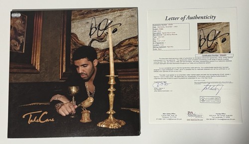DRAKE SIGNED TAKE CARE VINYL RECORD ALBUM LP + JSA LOA | eBay