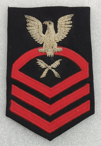 WWII USN Yeoman Chief Petty Officer Blue Patch | eBay