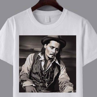 Johnny Depp Shirt T-shirt 2 , Johnny Depp Tees, Johnny Depp Merch Gift ...