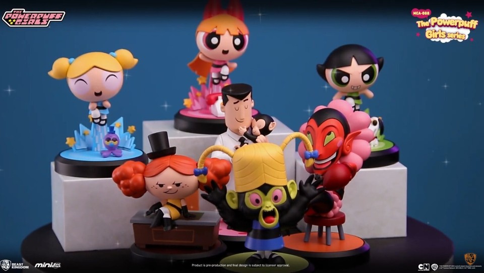 BEAST KINGDOM Mini Egg Attack MEA-088 The Powerpuff Girls Blind box Set ...