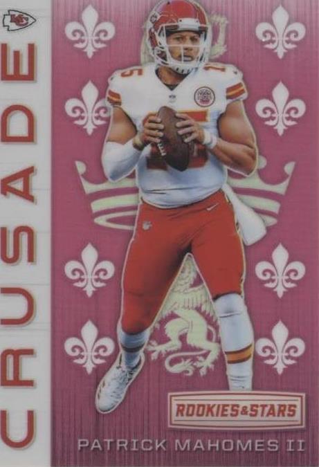 2018 Panini Rookies & Stars - Crusade Patrick Mahomes II #CRU-6 Pink ...