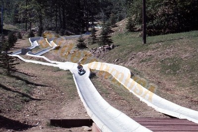 Vintage 35mm Color Film Slide Alpine Slide Ride Action Park NJ X-5753 ...