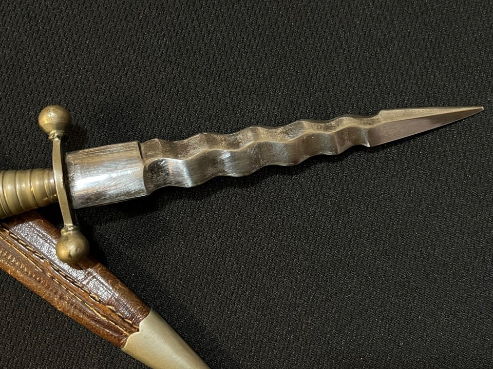 Antique Dirk Dagger Knife -19th Century European -Old EXCEPTIONAL -Kris ...