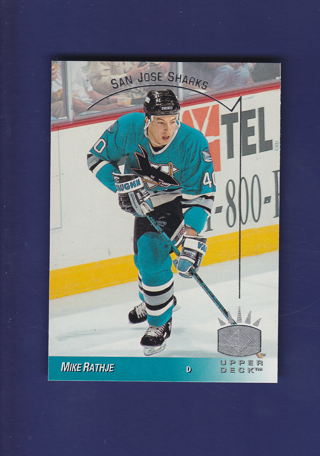 Mike Rathje 1993-94 Upper Deck UD Hockey SP Inserts #147 (MINT) San ...