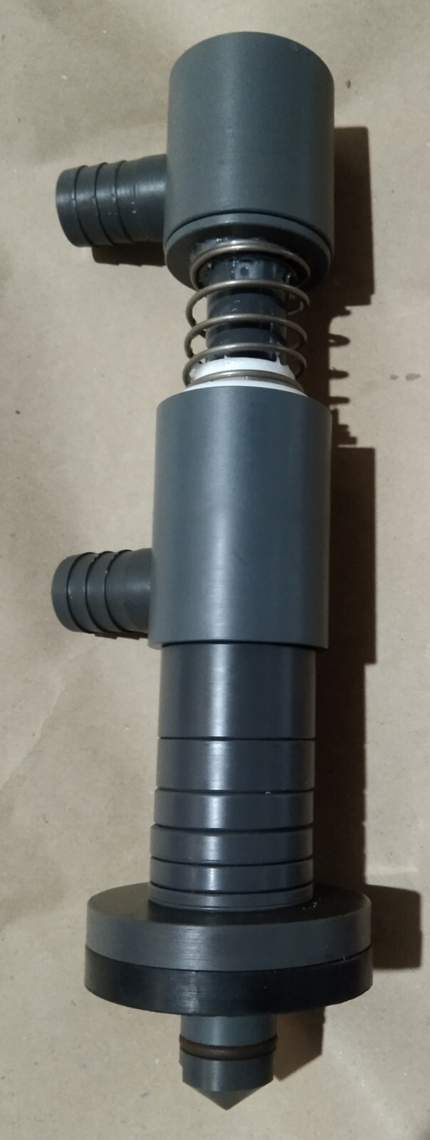 overflow fill nozzles Filler PVC corrosive chemicals PVC-U bleach Viton ...